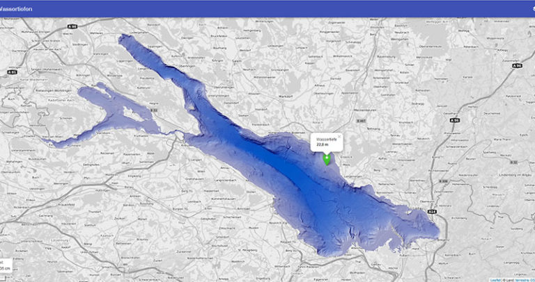 Tiefenkarte Bodensee - Mein-Bodensee